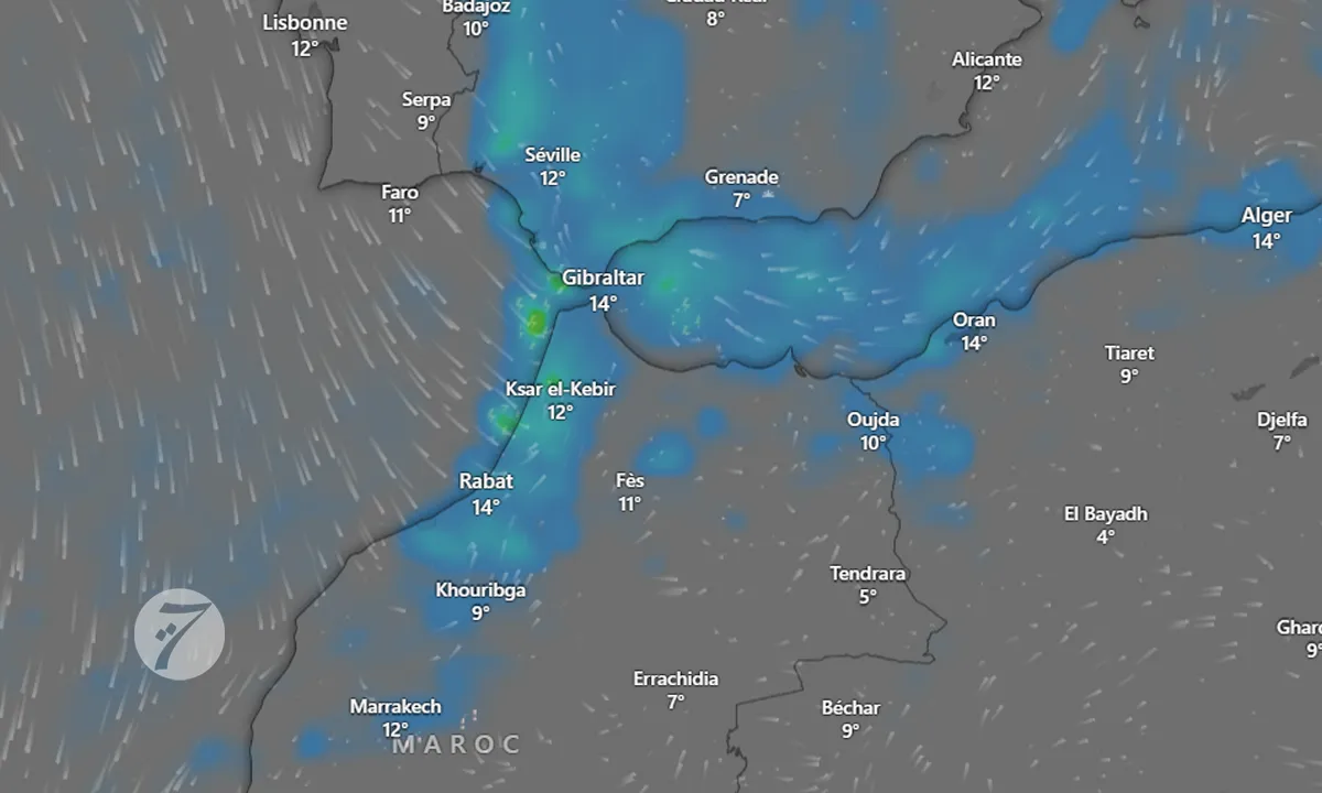 Strong cold wave, heavy snowfall, and thunderstorms in Morocco starting ...