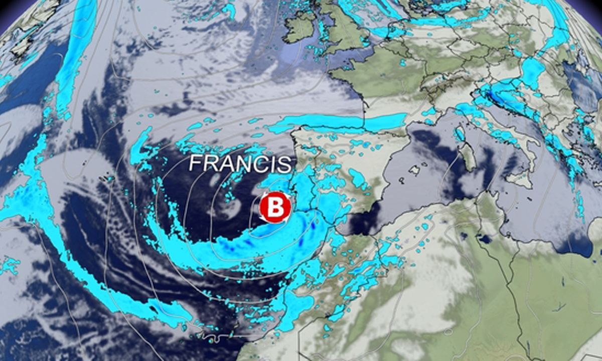 The Francis Storm is Named and Its Impact Begins on January 1st ...