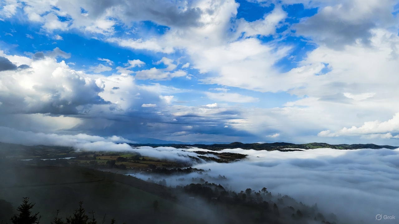 Today's Weather: Cold Weather, Partly Cloudy Sky, and Foggy Conditions ...